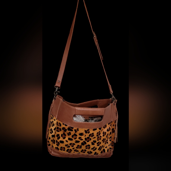 STS Ranchwear | Bags | Sts Ranchwear Leopard Flat Rock Tote Sts33233 ...